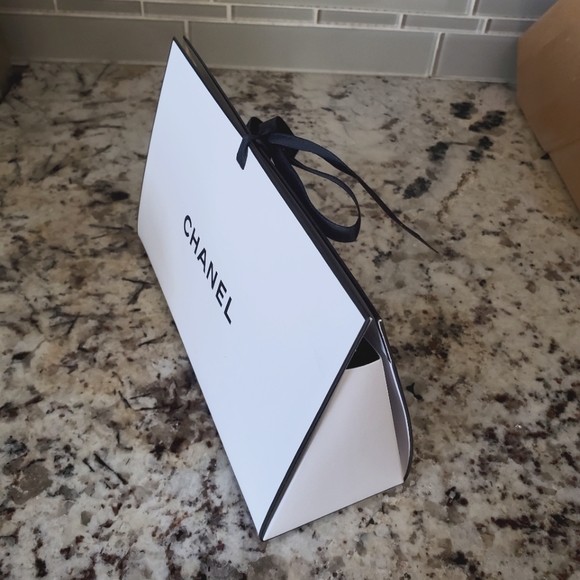 CHANEL | Other | Chanel White Black Gift Packaging Origami New | Poshmark